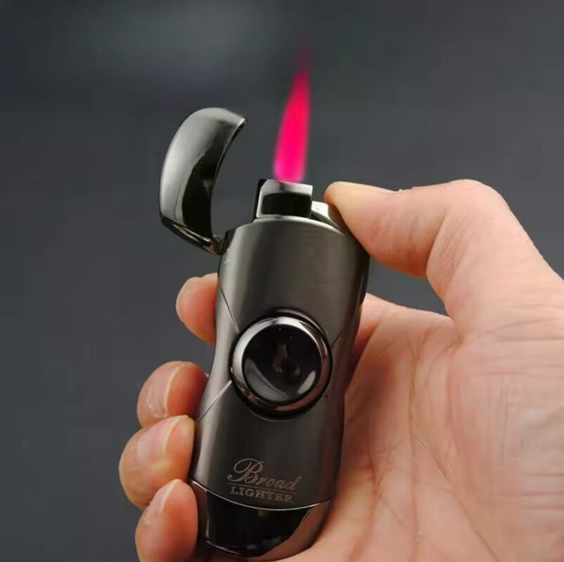 Broad Spinner Jet Flame Gas Lighter - MENZ HUB